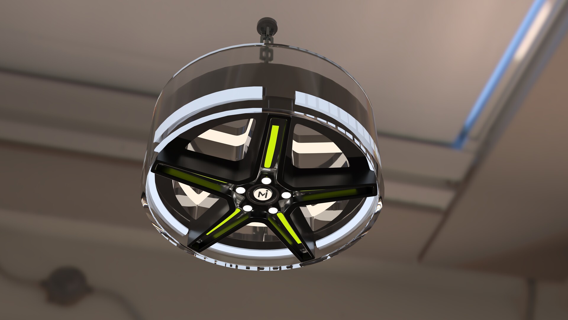 ArtStation - project: "disc lamp for "Maytoni" company"