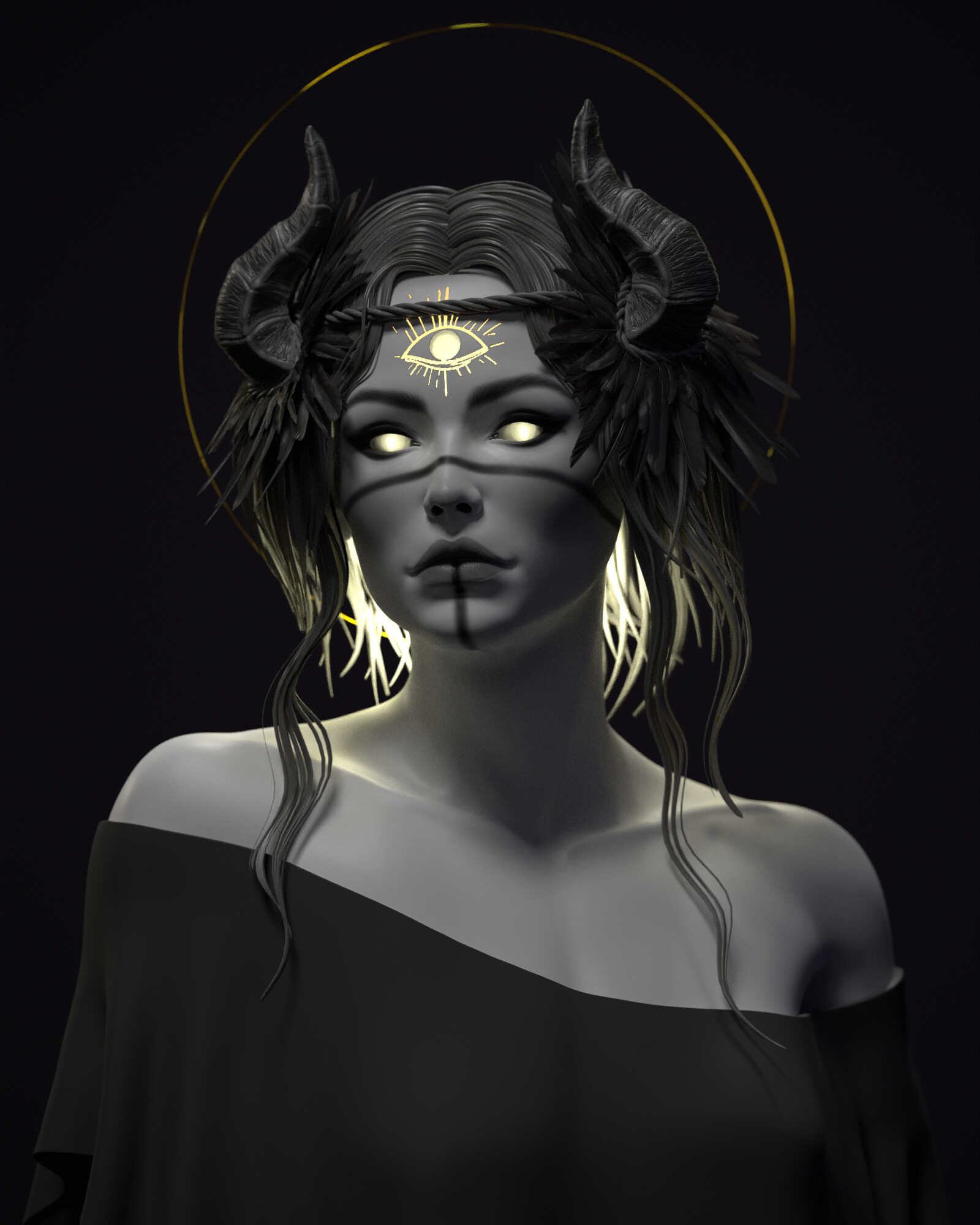 ArtStation - Demon girl