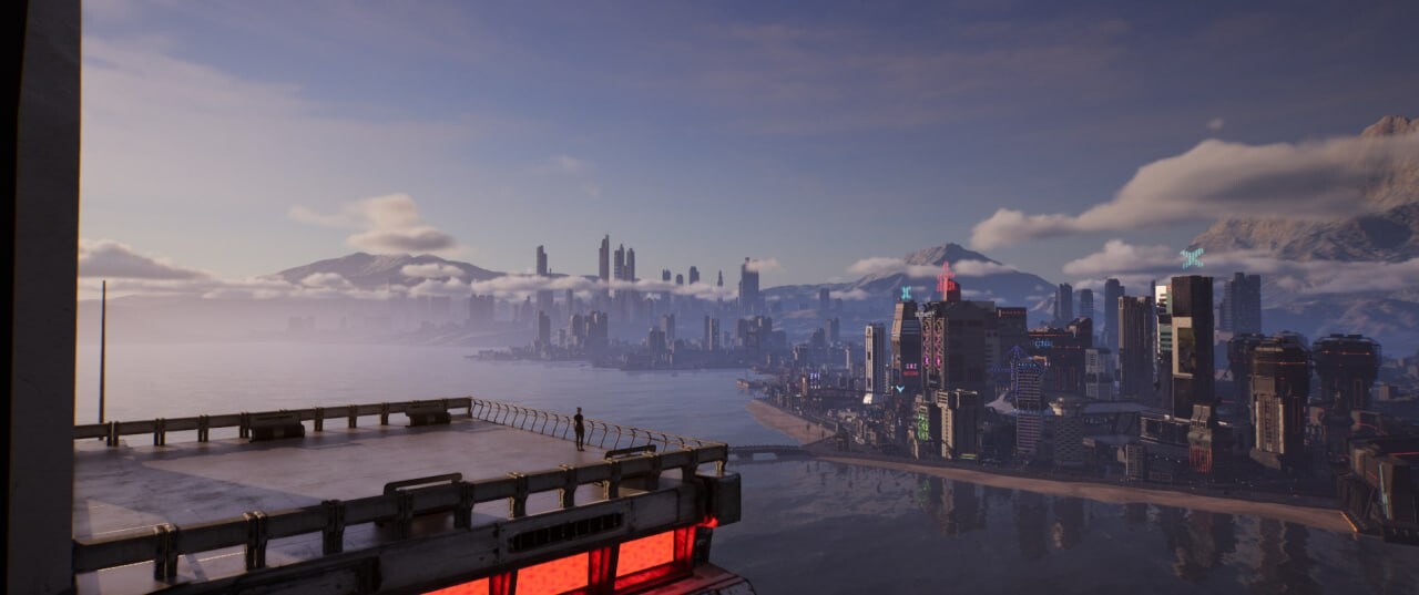 ArtStation - Cyberpunk City - Open-World Metaverse Environment