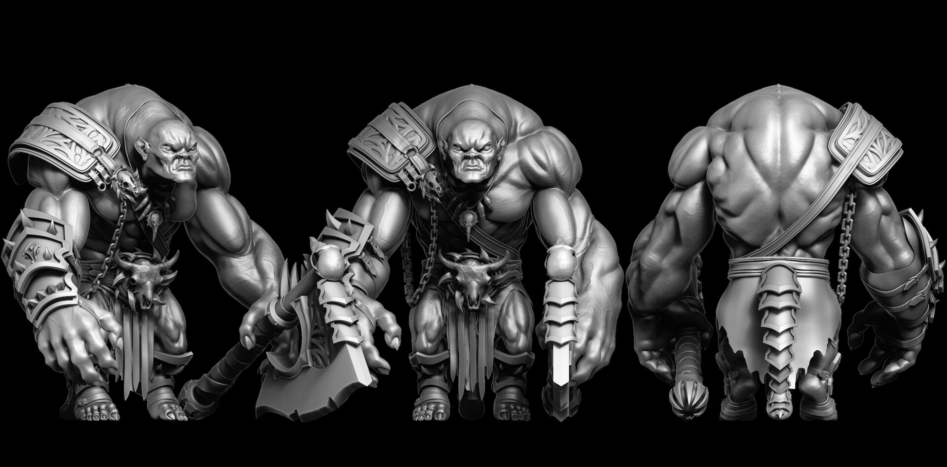 Yulia Belyaeva - Troll - 3D Character Model - Game Art