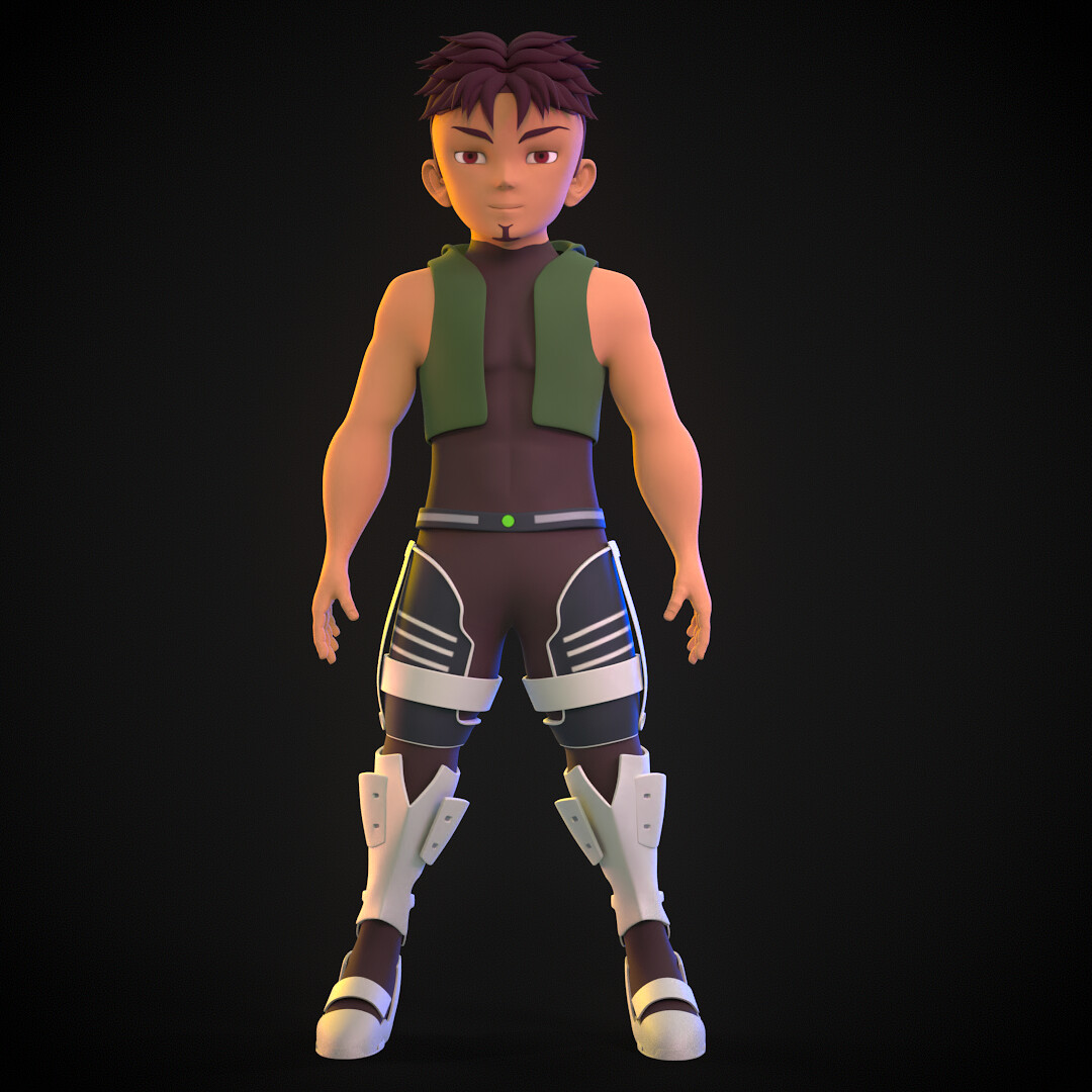 ArtStation - Warrior gaming Character modeling and rigging