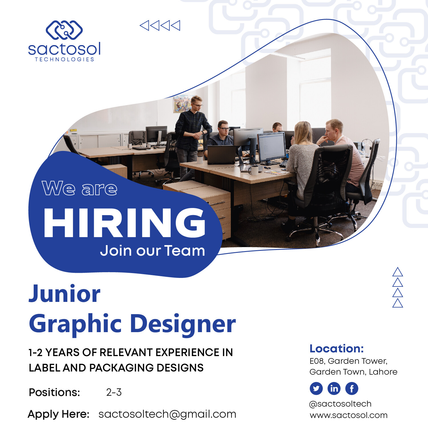 ArtStation - 📢 Kickstart Your Design Career at SACTOSOL as a Junior ...