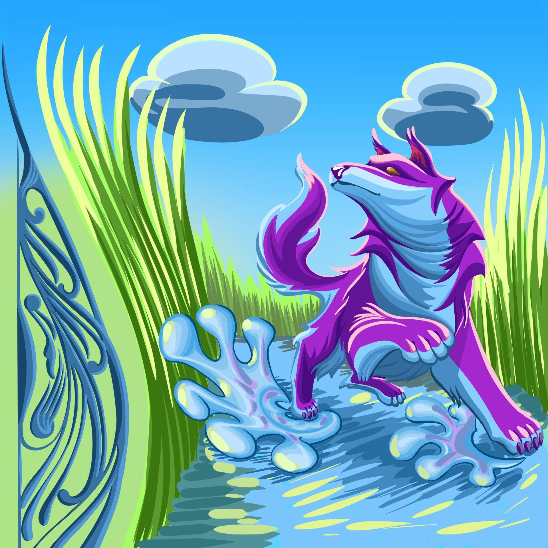 ArtStation - Dog run