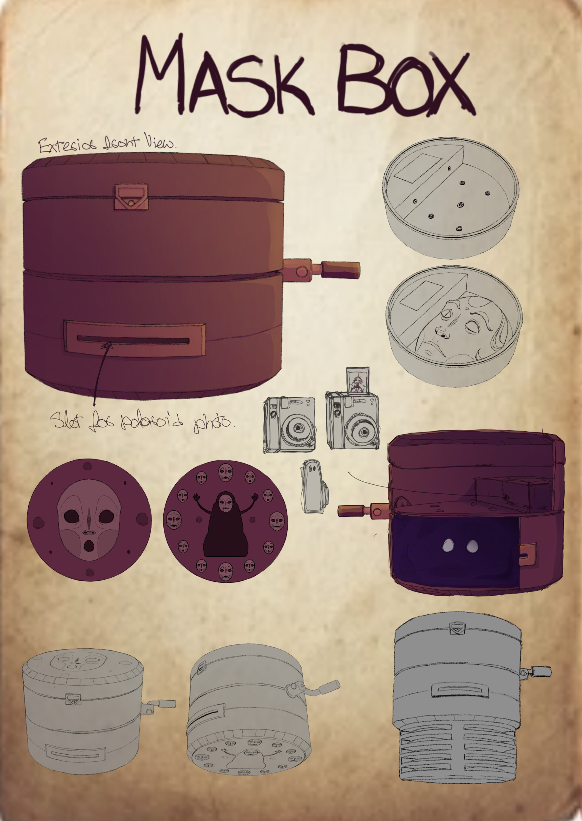 ArtStation - Box of masks part 1