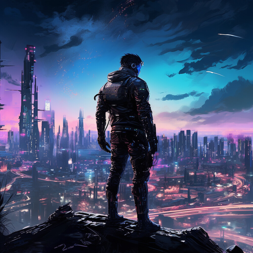 ArtStation - Twilight City Cyberpunk