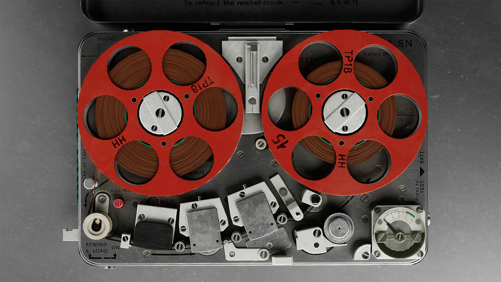 Anastasia Khmeleva - Nagra SN tape recorder