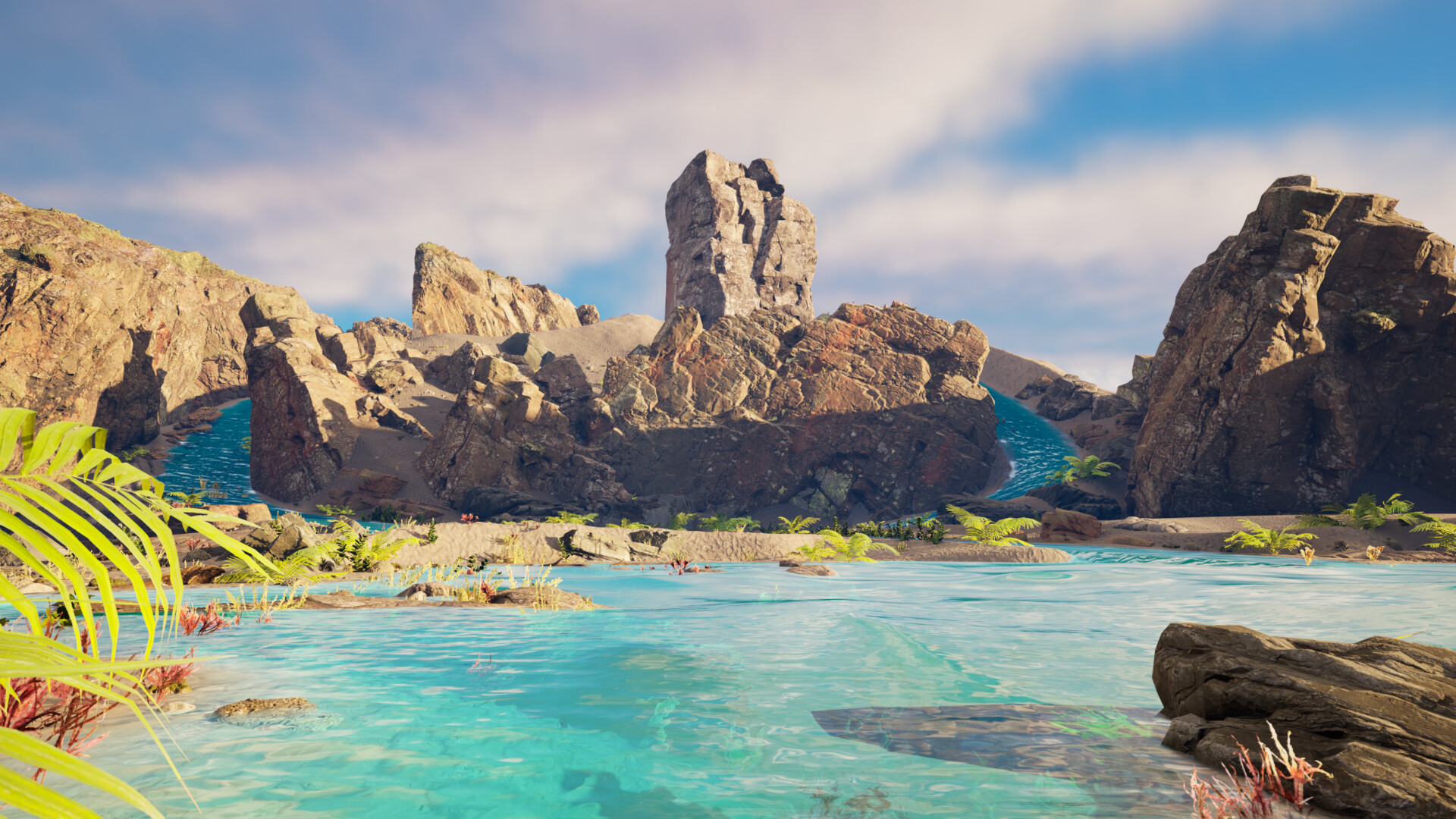 Bryce Wallace - Cliff Beach UE5 Environment