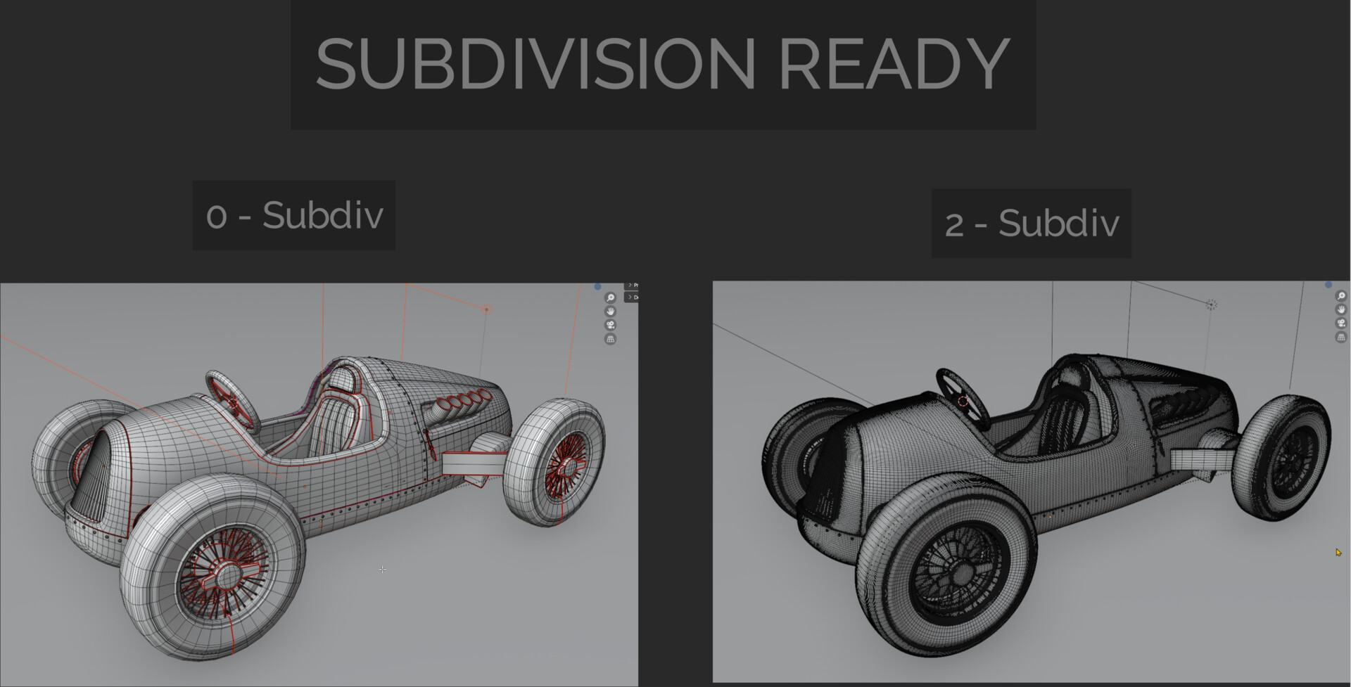 Warkarma - Silver Racing Push Car