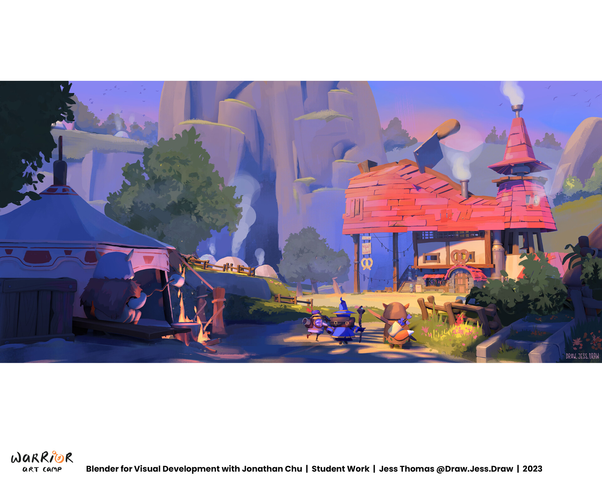 ArtStation - Jess Thomas | Blender for Visual Development with Jonathan ...