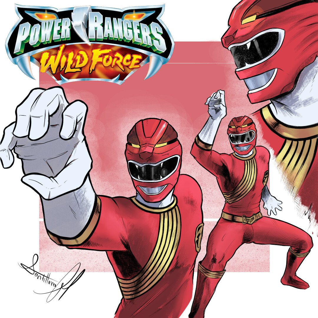 ArtStation - some practices of the power rangers