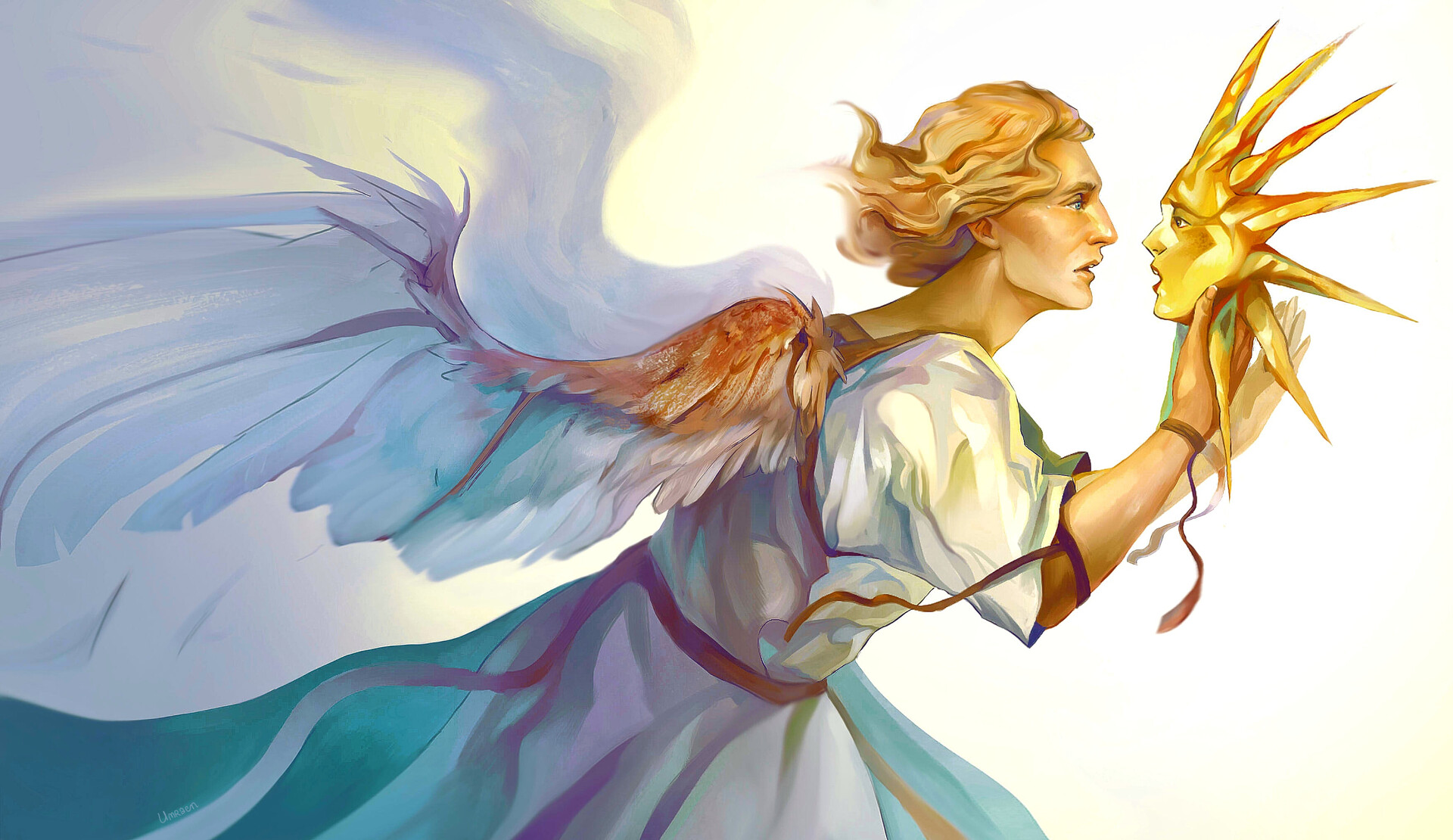 ArtStation - Icarus and the Sun | illustration