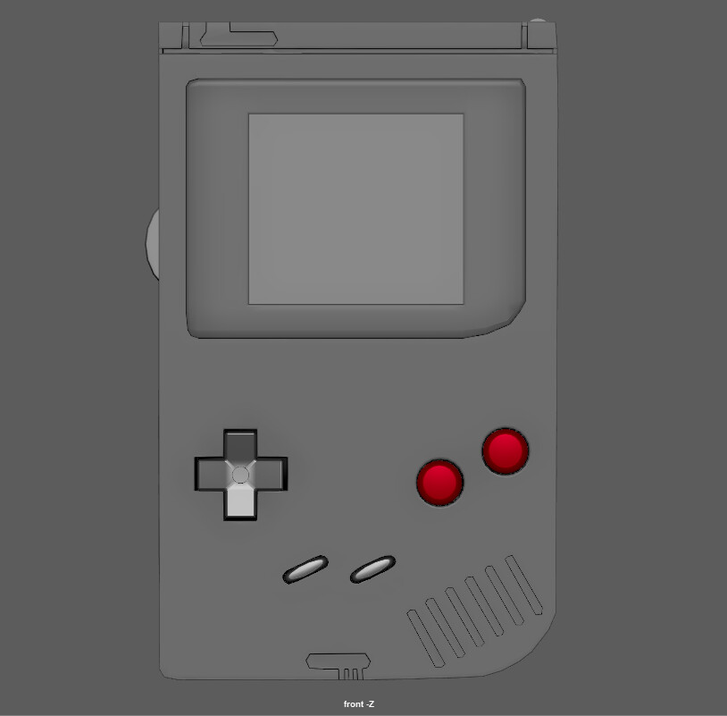 ArtStation - Gameboy 3D Model Album