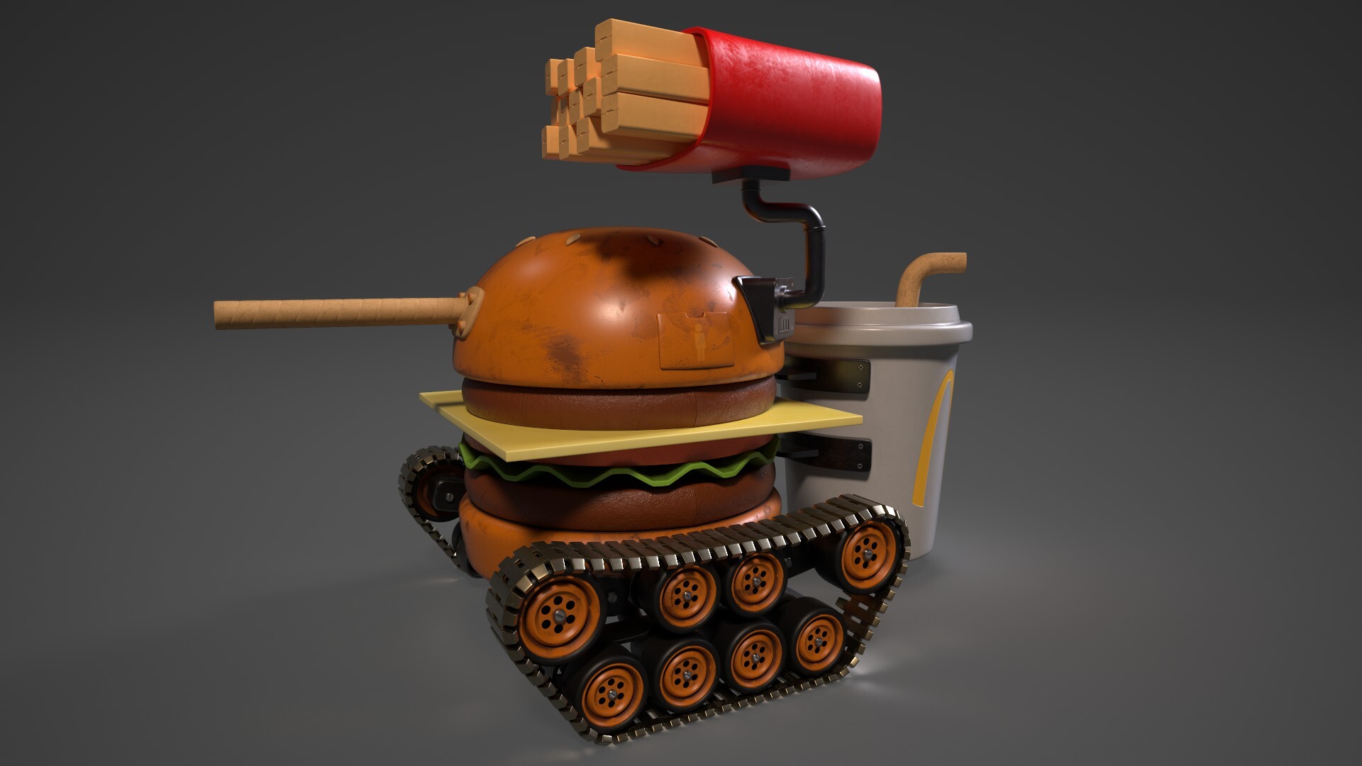 ArtStation - Hamburger Tank