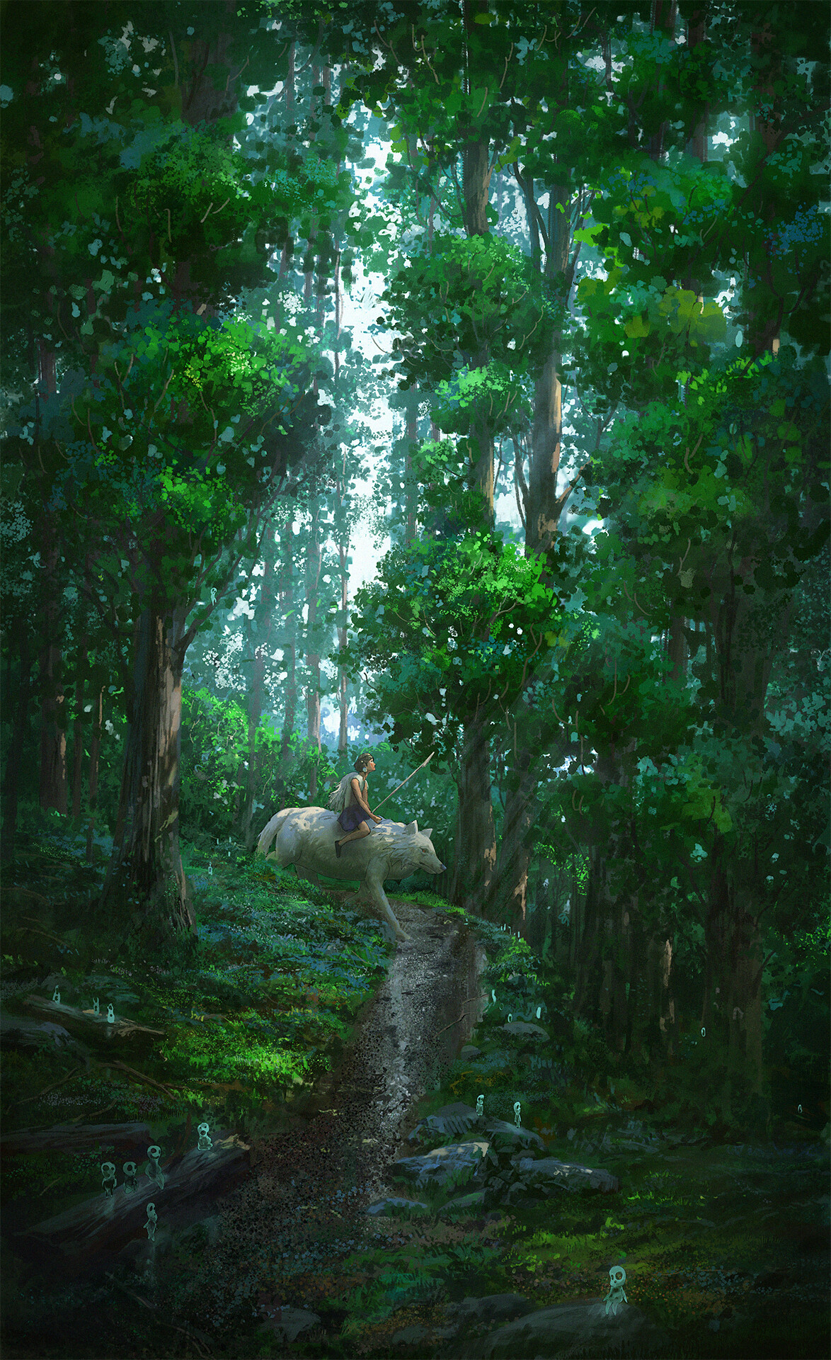 Princess Mononoke by Cycle Circle : r/ImaginaryWildlands