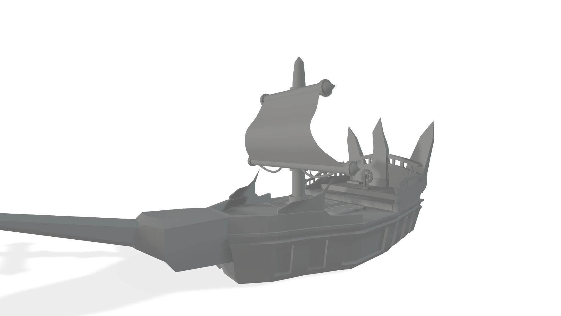ArtStation - Cartoonish Pirate Ship
