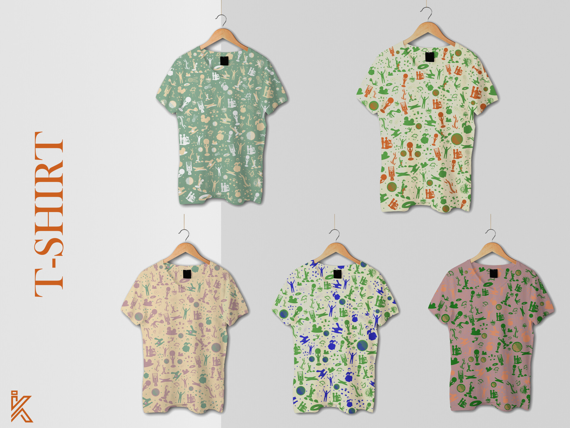 ArtStation - t-shirt pattern design