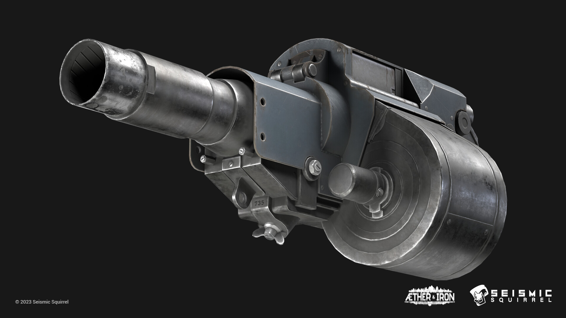 Mustafa Shukri - Aether & Iron : Grenade Launcher