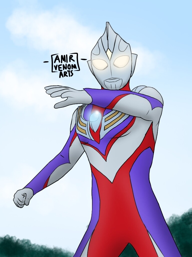 ArtStation - Ultraman Tiga fanart