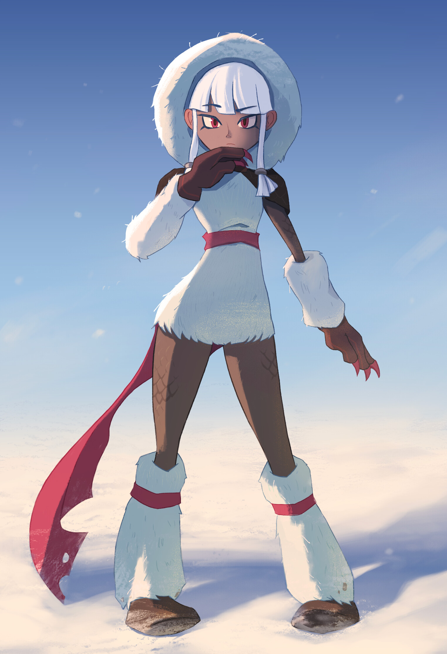ArtStation - Dragon Tribe Girl