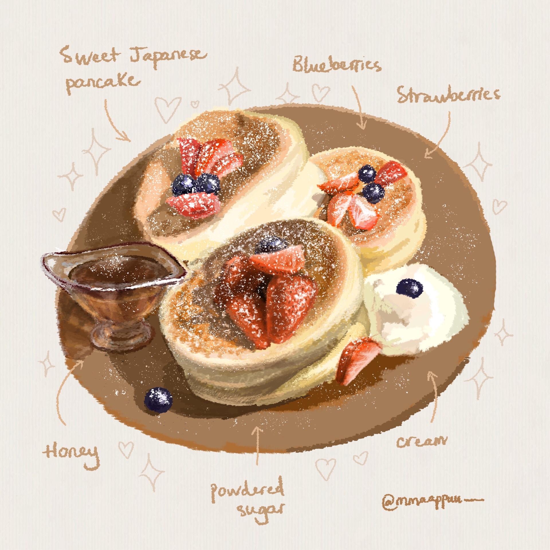 ArtStation - Sweet Japanese pancake