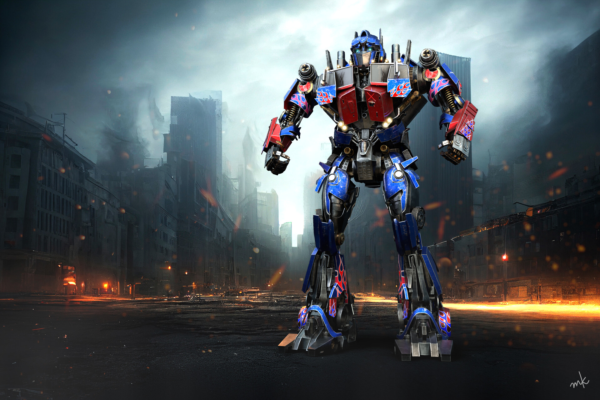 ArtStation - optimus prime