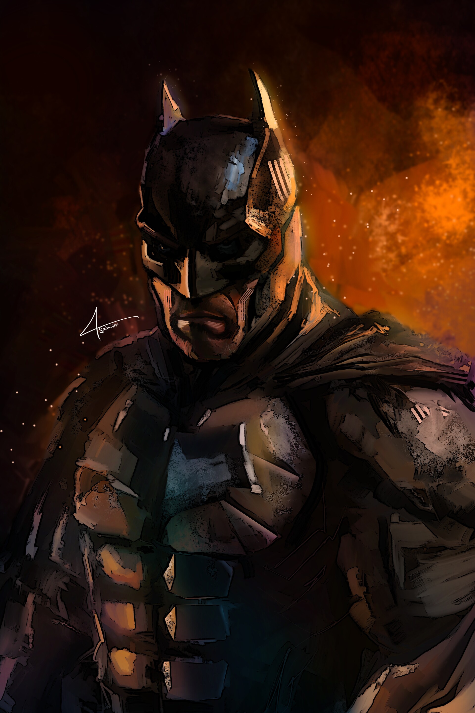 ArtStation - Batman Oil