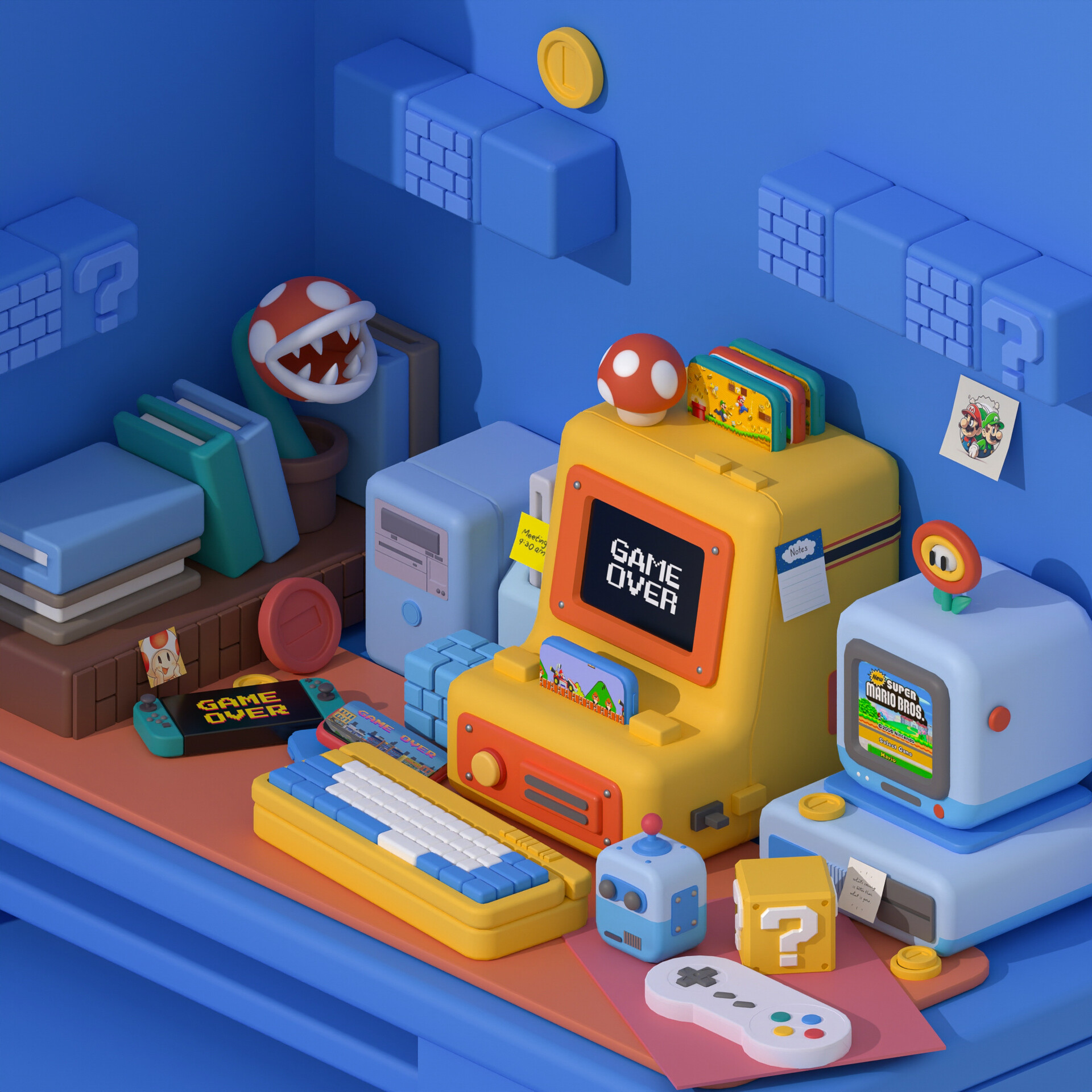 ArtStation - Mario Workspace