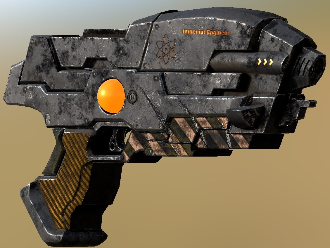 ArtStation - Imperial Heavy Plasma Pistol