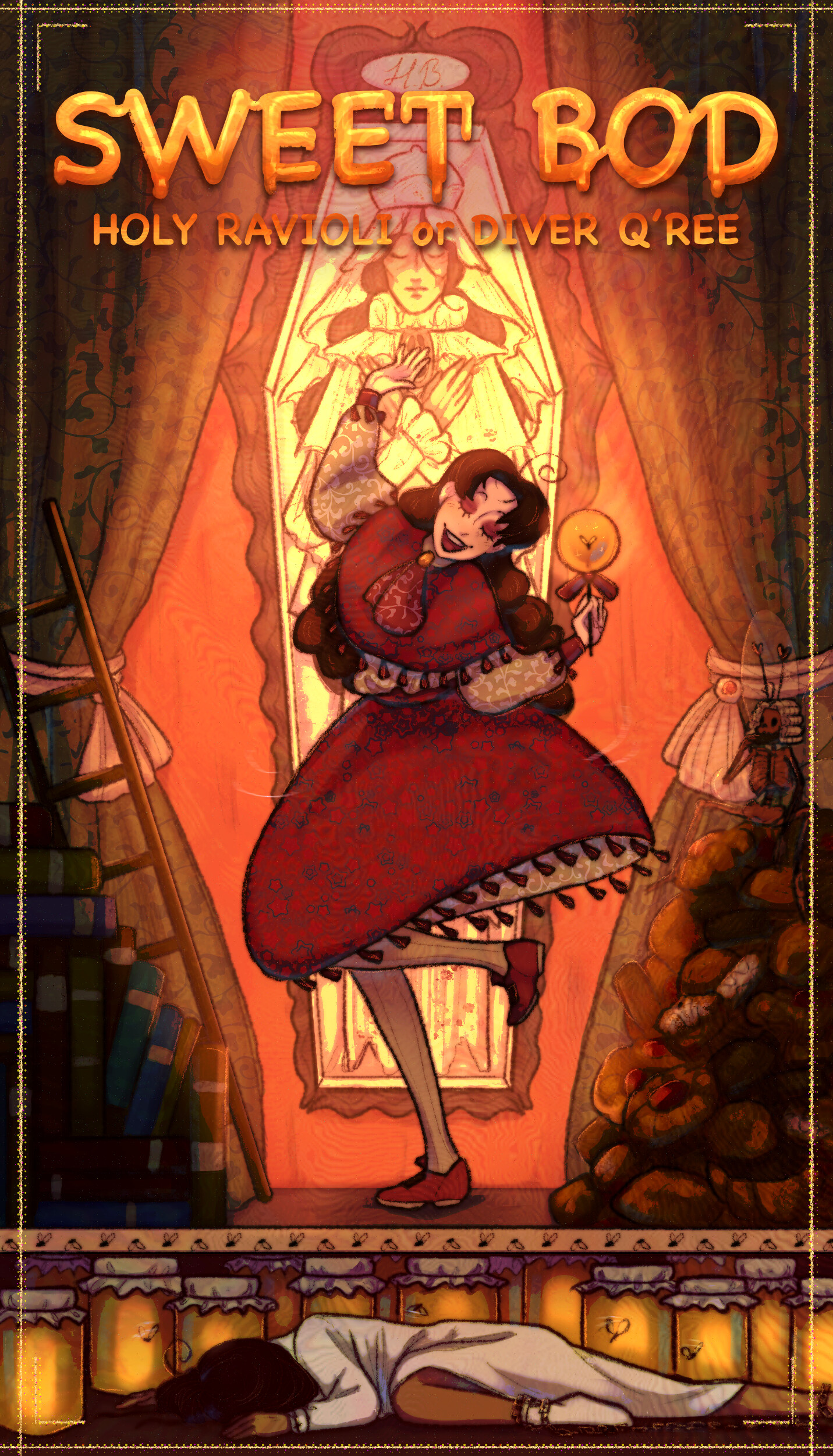 ArtStation - the cover for the contest for the comic book "sweet bod"