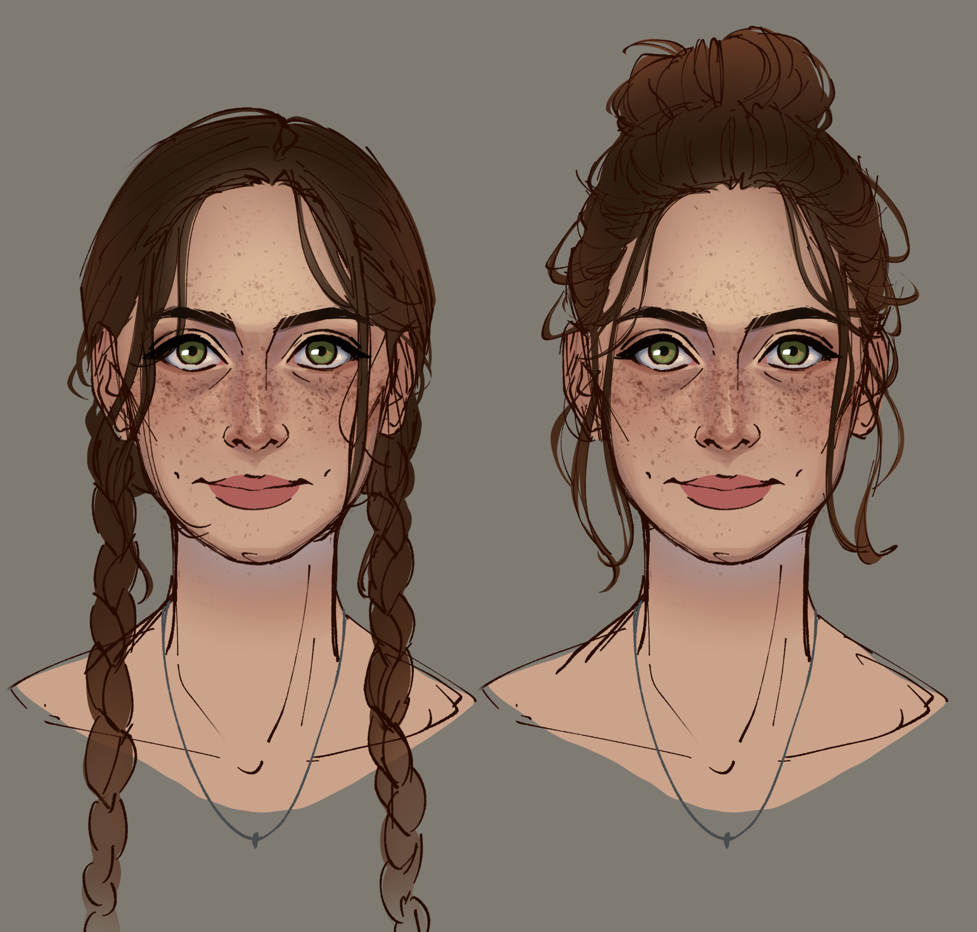 ArtStation - Self Portrait Warm Up