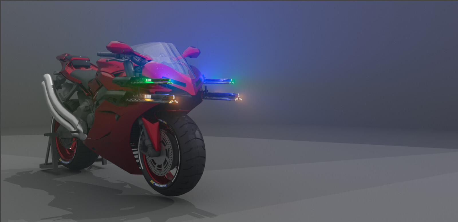 Mobius3D - Alienware RT Combat Motorbike 3D