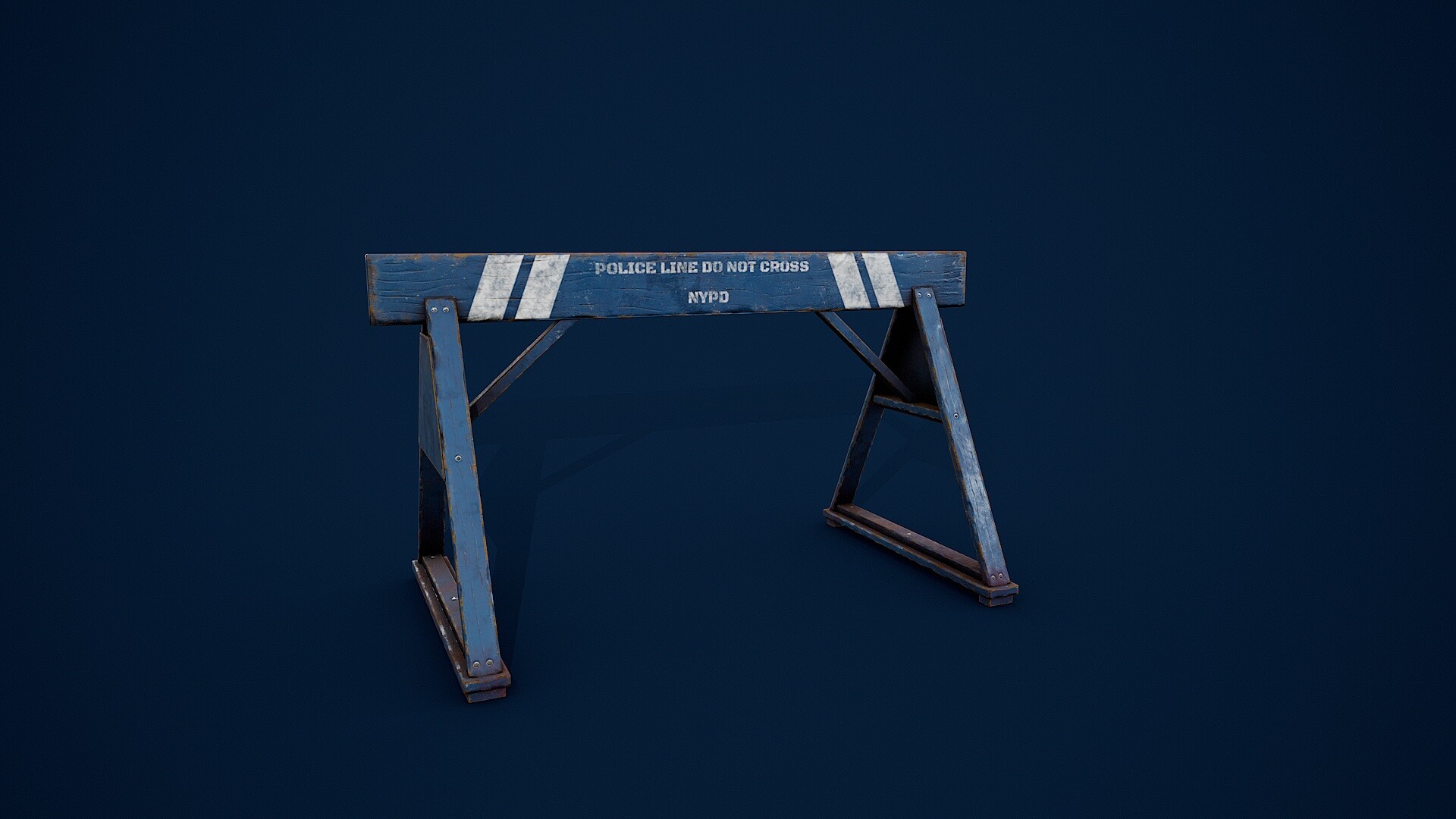 ArtStation - Police Barrier