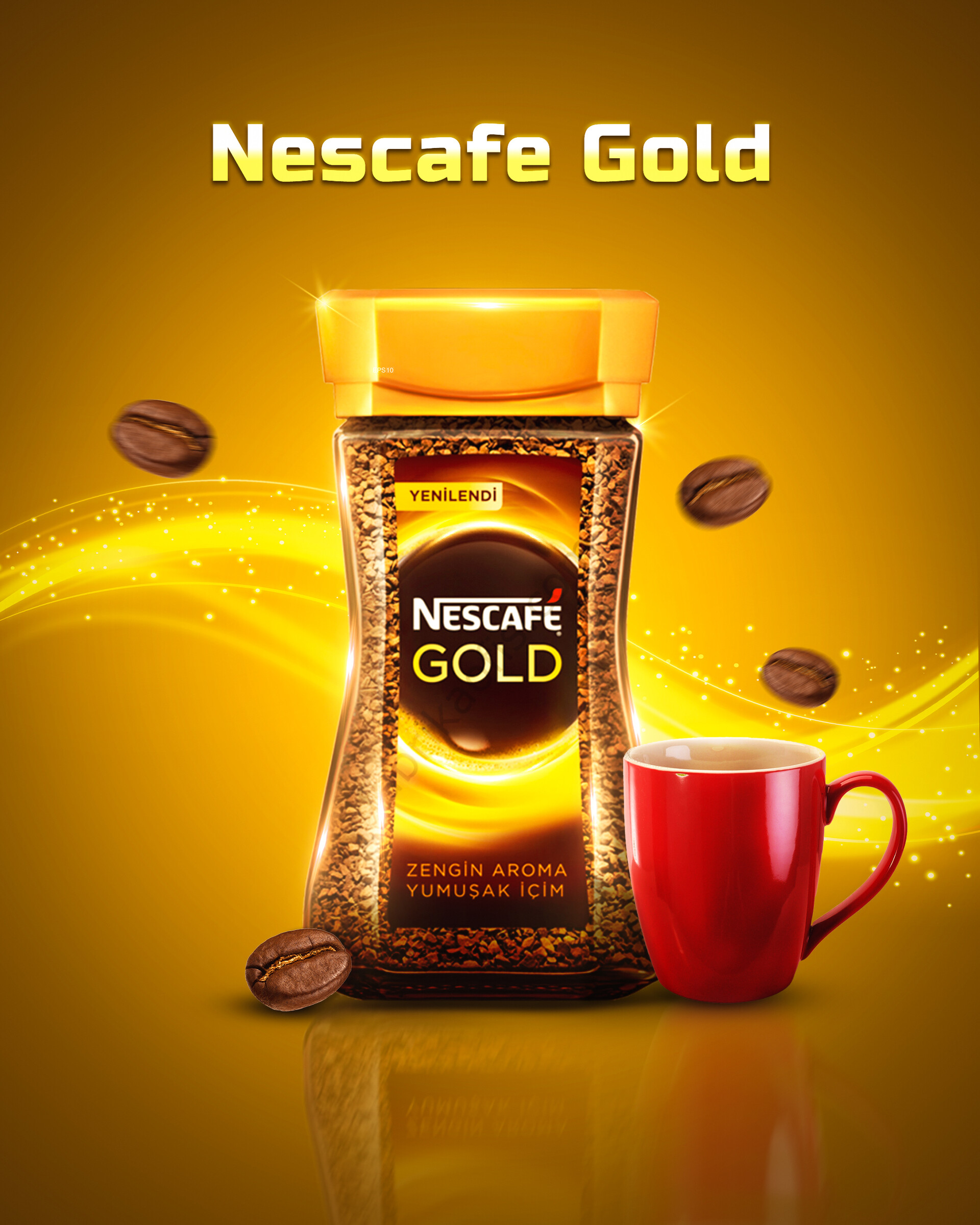 ArtStation - Nescafe Product Post