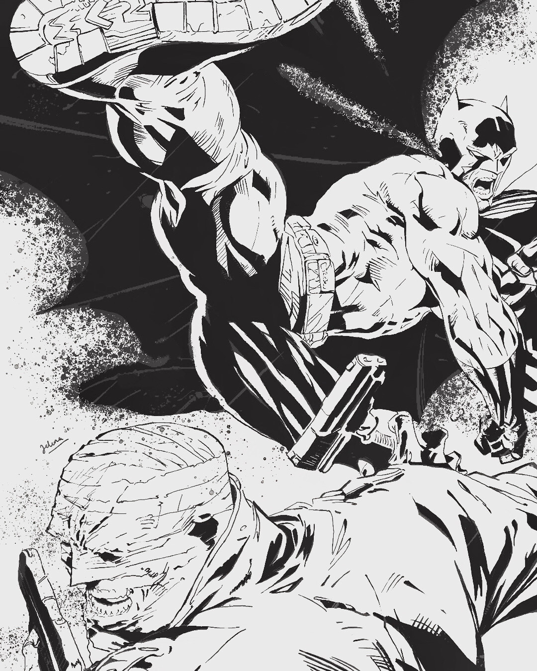 ArtStation - BATMAN VS HULK