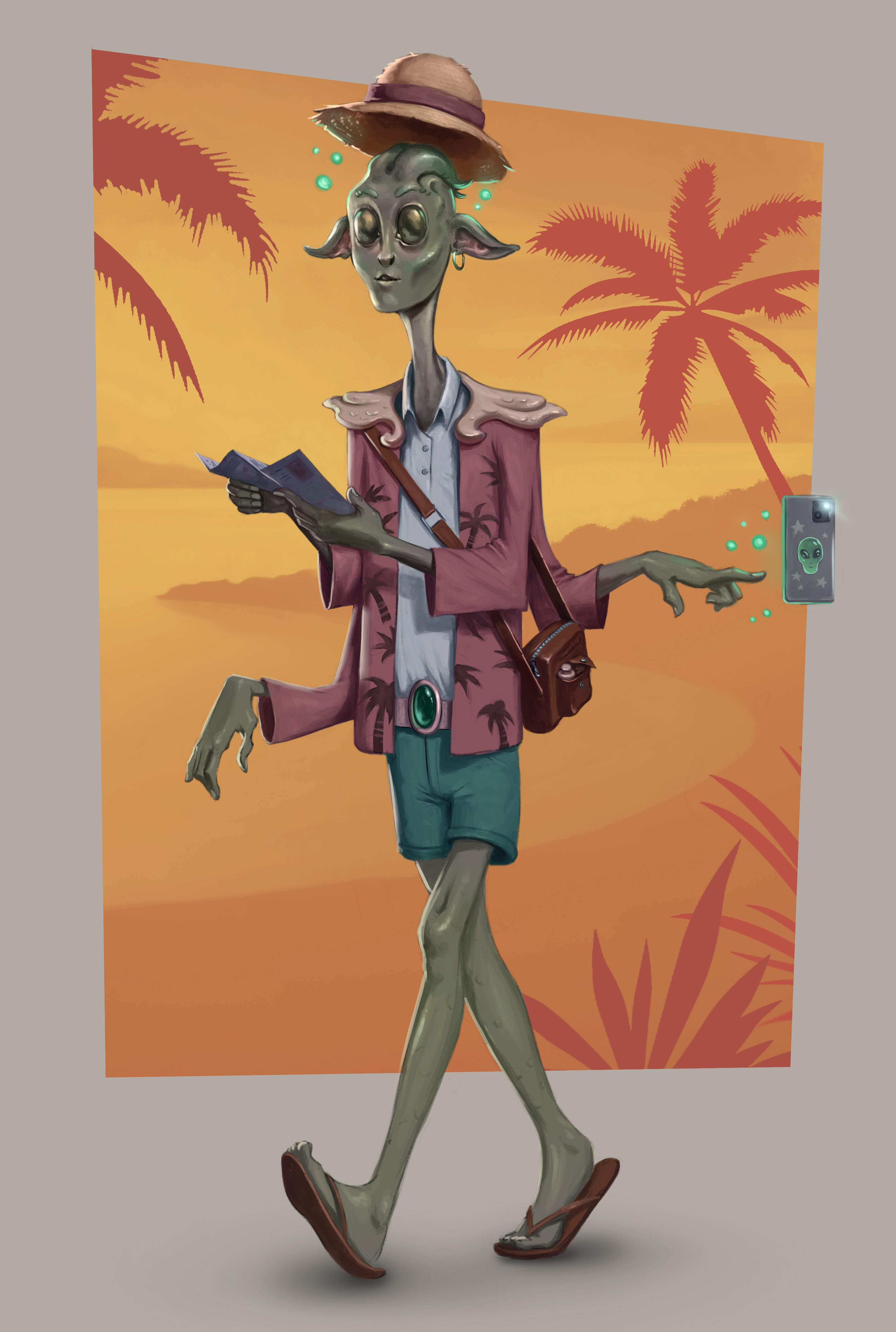 Eric Alonso Illustration & Game Art - Character Design Study #1 - Alien ...