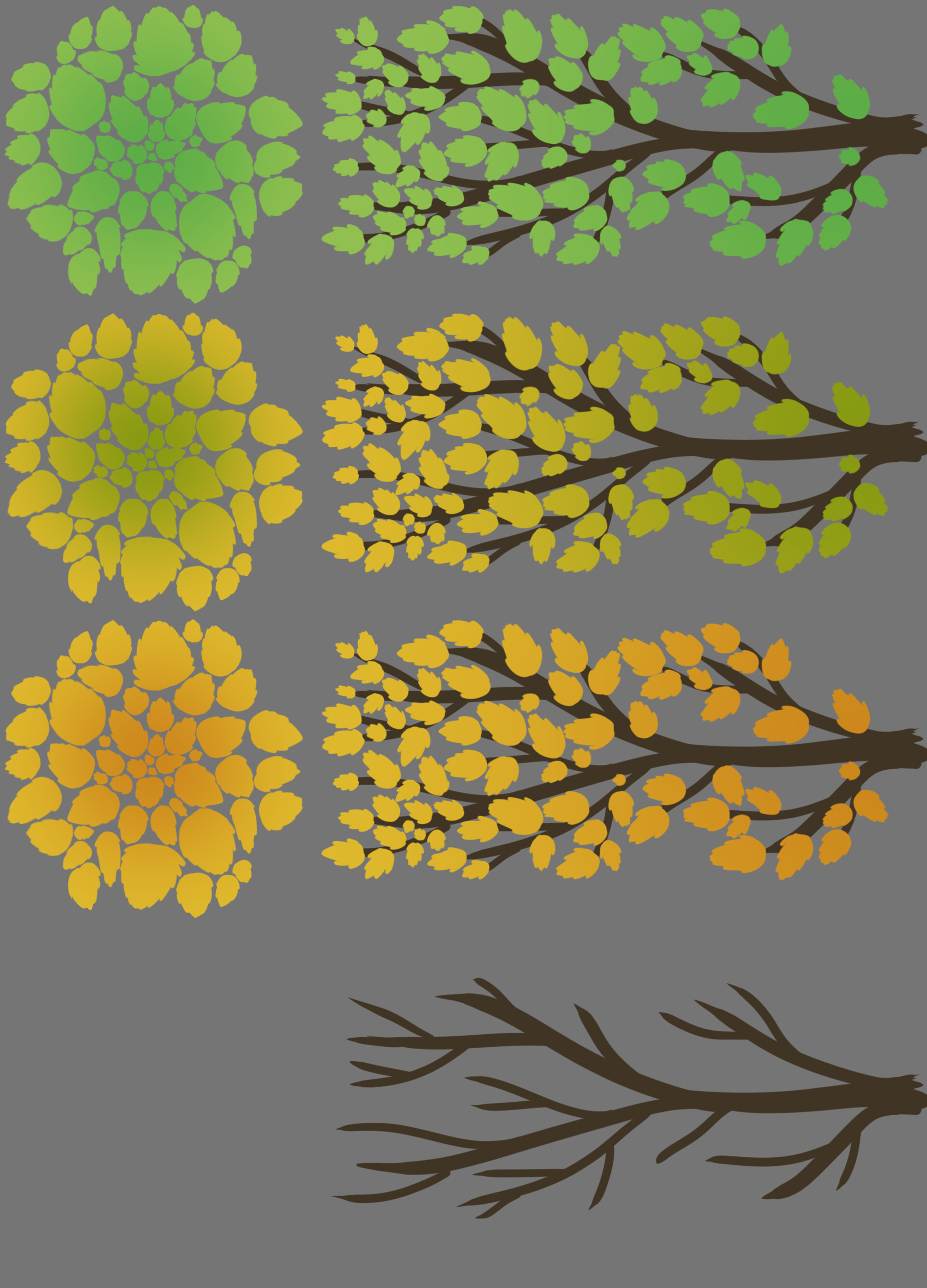 Martina Kisova - Birch tree props