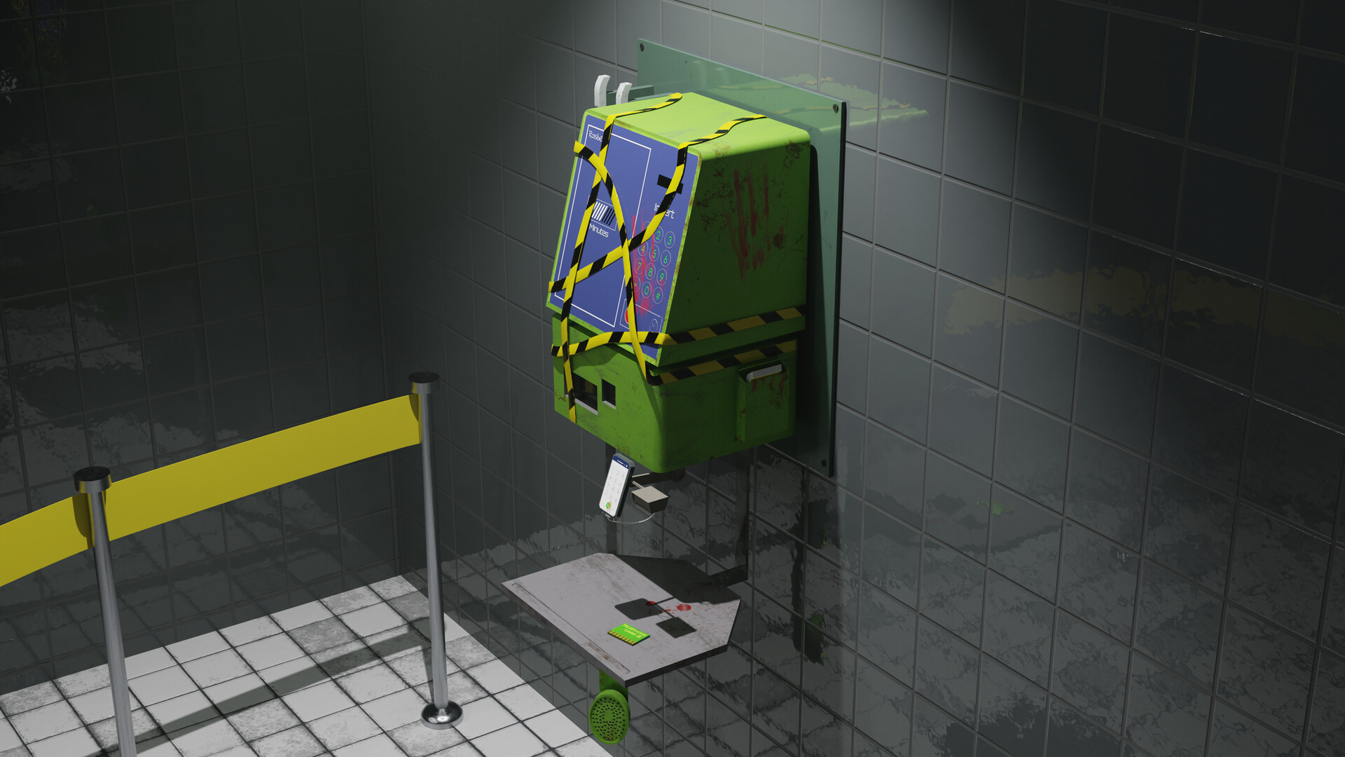 ArtStation - Phone - Crime Scene