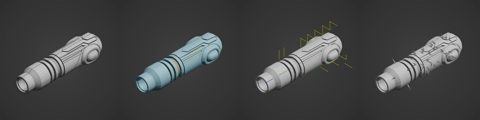 Dorian Fillâtre - Metroid Prime - Samus Aran's Arm Cannon & Beams VFX ...