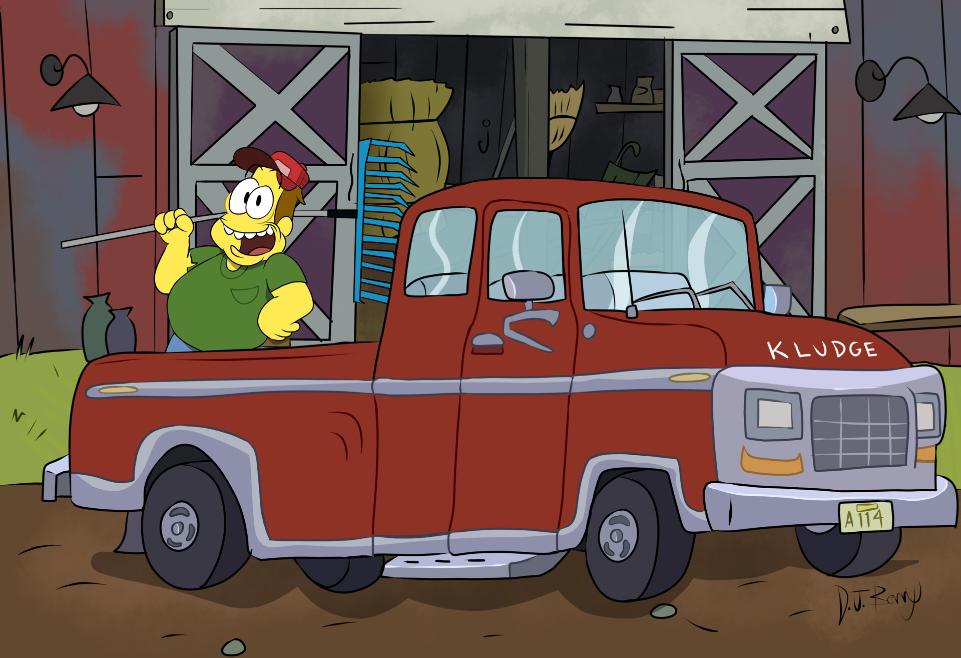 ArtStation - Bill Green at the Farm