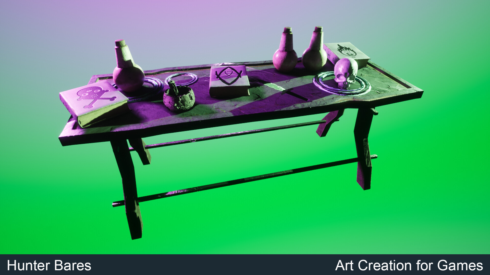 ArtStation - Necro-Wizard Table