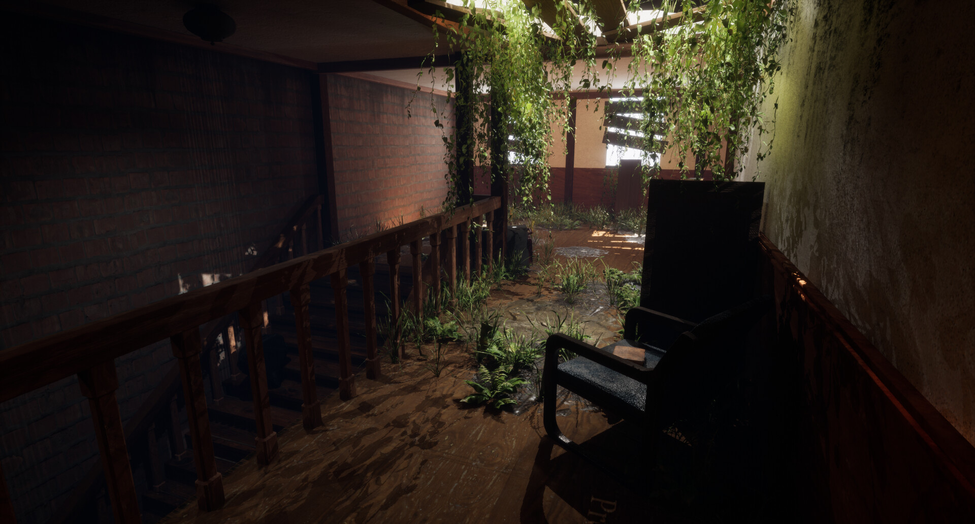 ArtStation - Post Apocalyptic Interior