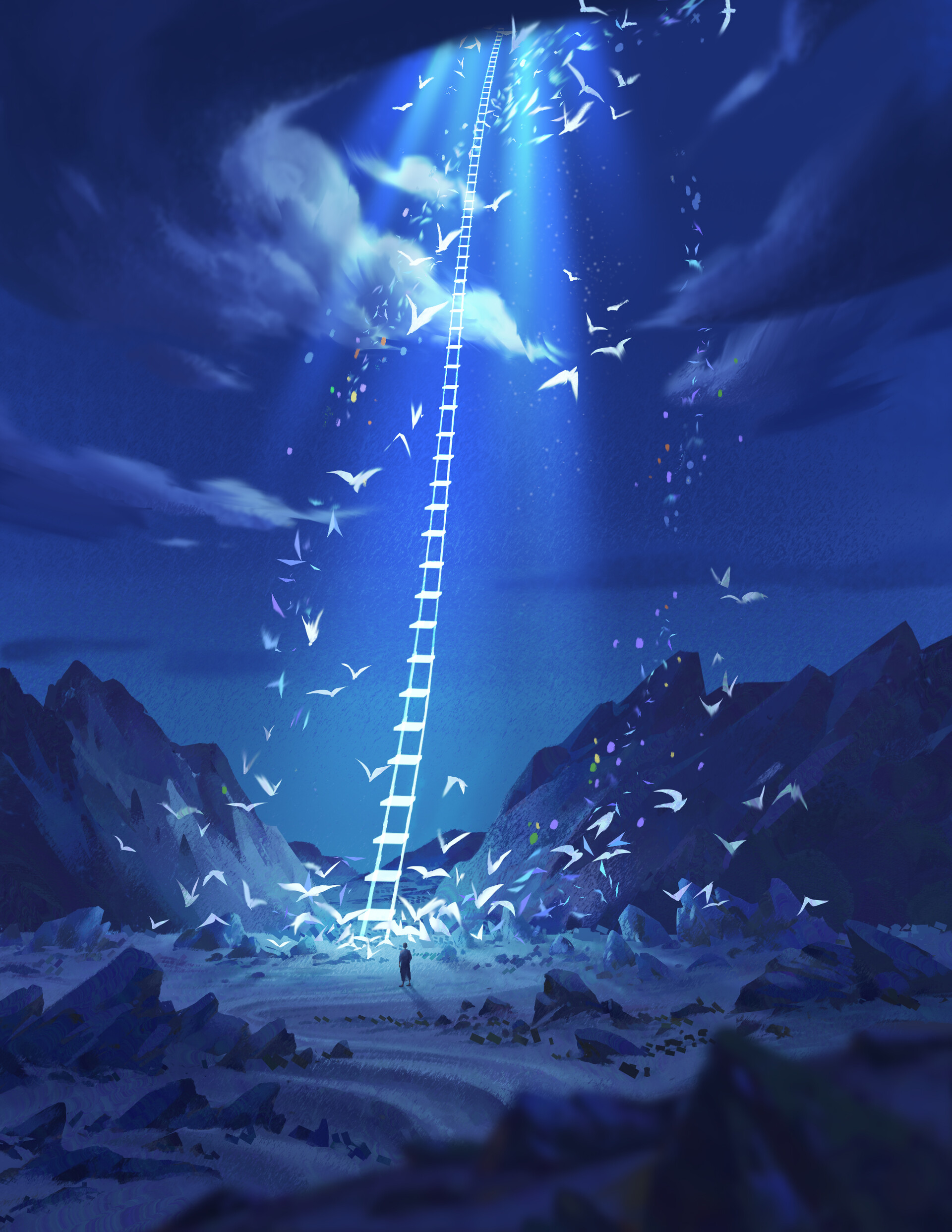 ArtStation - A Ladder In Jacob's dream