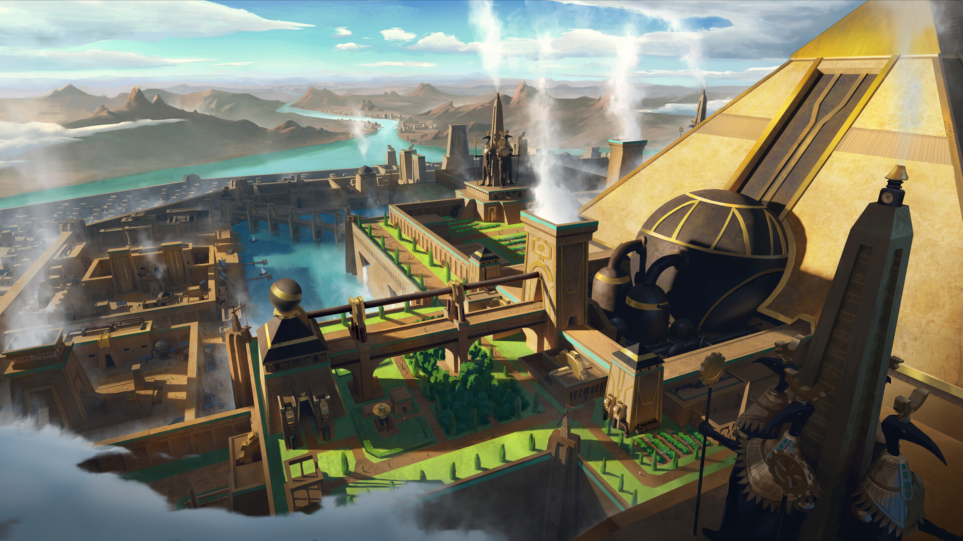 ArtStation - Steampunk Egypt