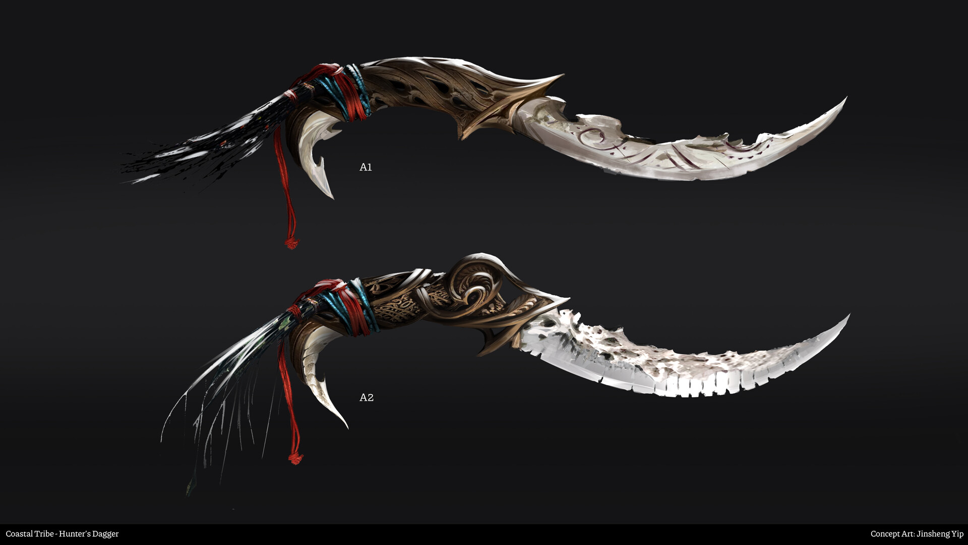 Tribal Dagger Design