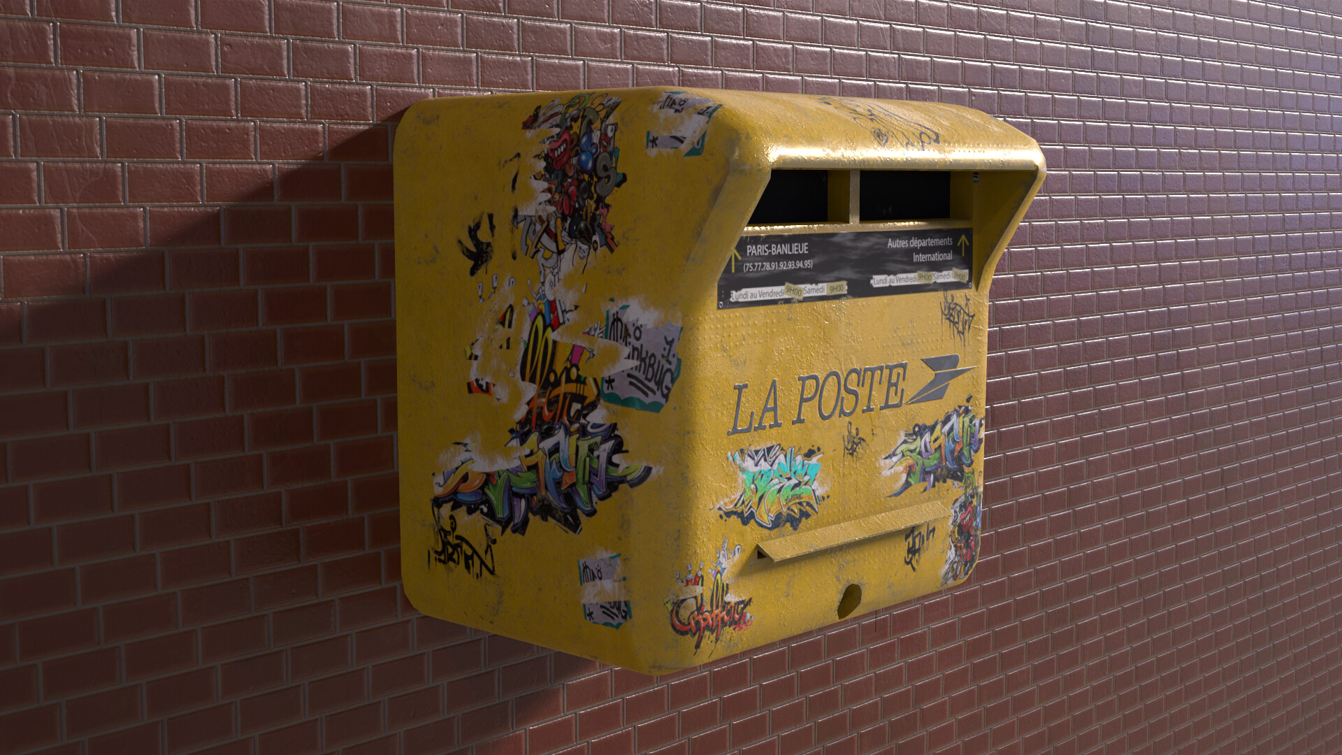ArtStation - French public letterbox