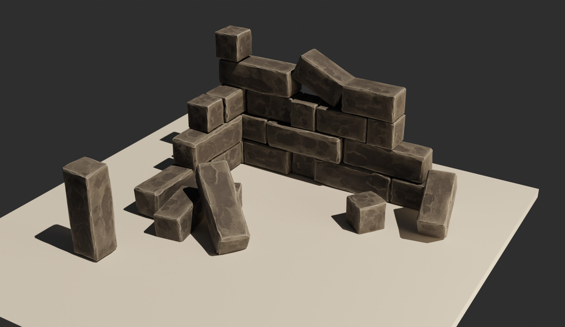 ArtStation - Stylized Stone Set