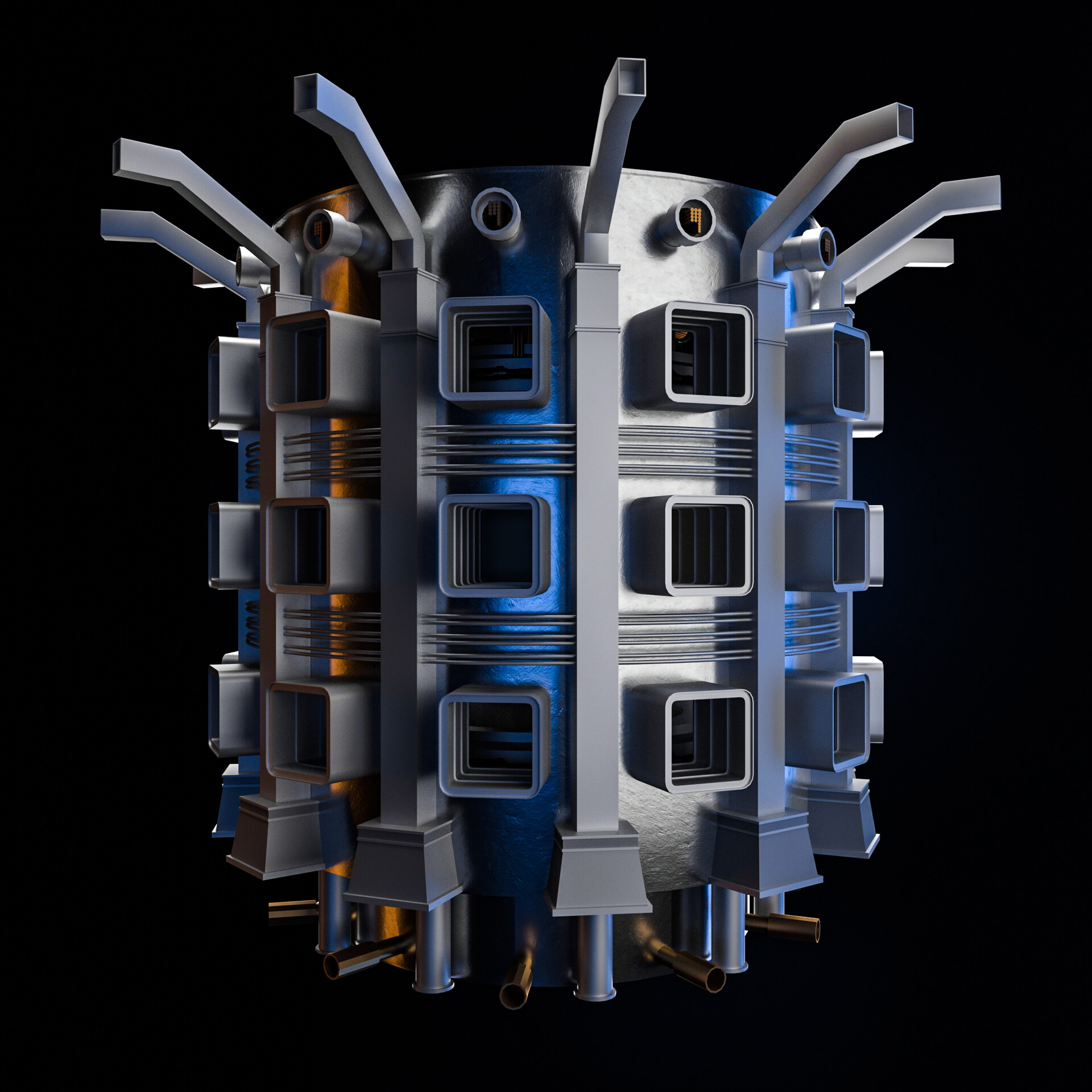 ArtStation - SciFi Rocket Engines