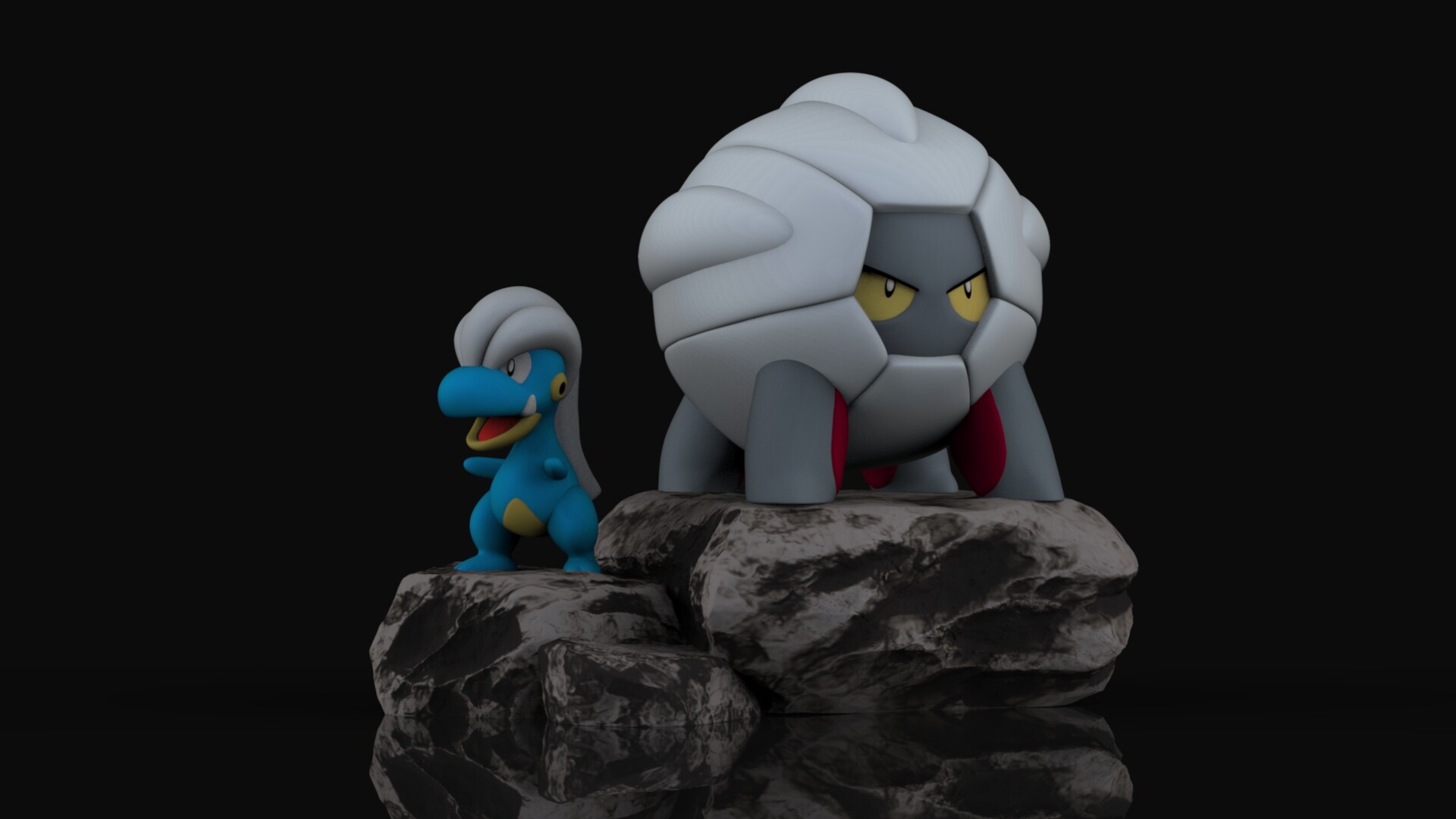 ArtStation - Pokémon Bagon & Shelgon