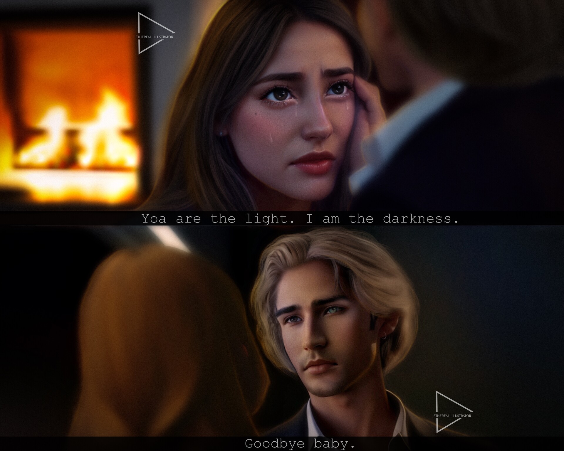 ArtStation - Laya Burnell and Noe | Romance Club | Dracula: love story