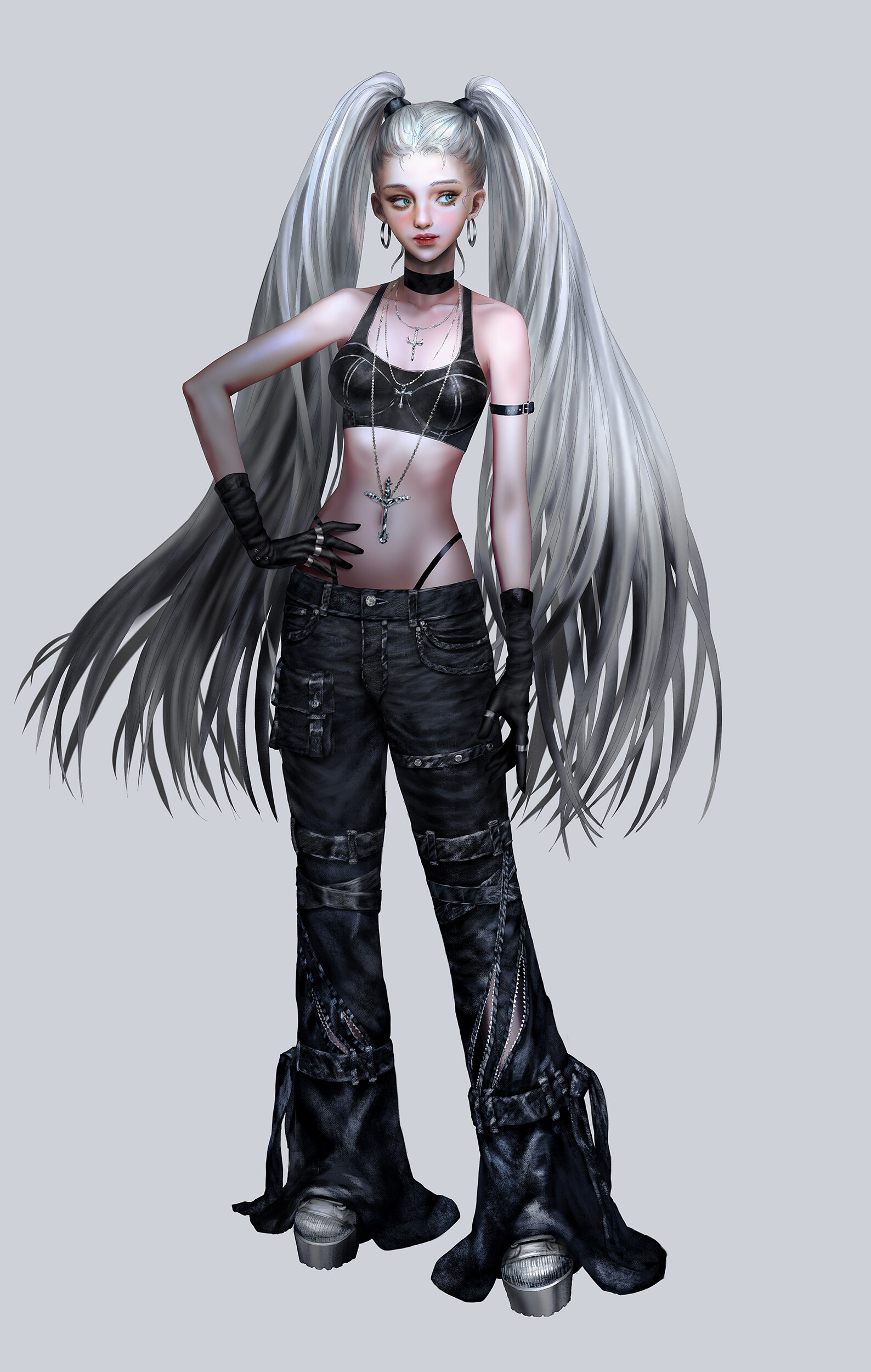 ArtStation - 여캐 현대스탈